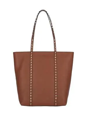 Valentino Garavani Rockstud Tote Bag - Brown