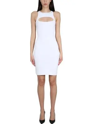 Dsquared2 Cut Out Dress - White