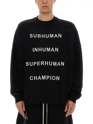 CHAMPION X RICK OWENS Jumbo Sweatshirt - Black