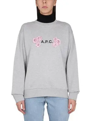 A.p.c. Crewneck Sweatshirt - Grey