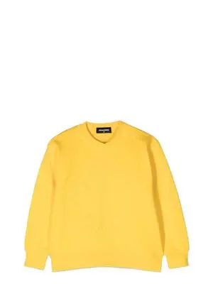 Dsquared2 Slouchy Fit Crewneck Sweatshirt - Yellow