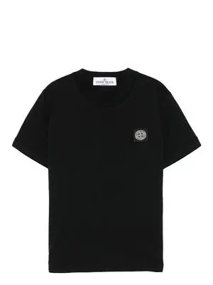 Stone Island T-shirt With Logo - Black