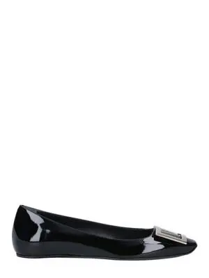 ROGER VIVIER Trompette Ballet Flats - Black