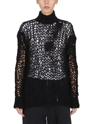 ANN DEMEULEMEESTER Leontine Jersey Top - Black