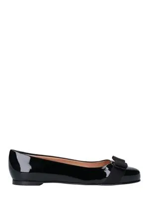 FERRAGAMO Varina Ballerinas - Black