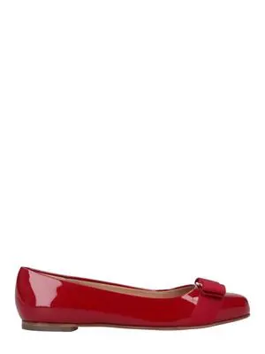 FERRAGAMO Varina Ballerinas Red