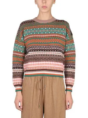 BALLANTYNE Crewneck Sweater - Multicolour