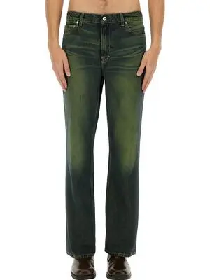 Our Legacy Straight Leg 70s Cut Jeans - Green