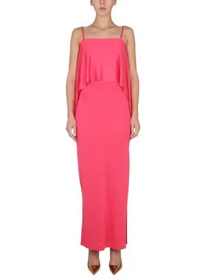 TOM FORD Dress With Ruffles - Fuchsia