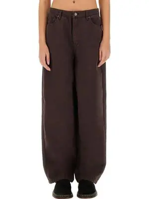 Remain Birger Christensen Wide Leg Pants - Brown