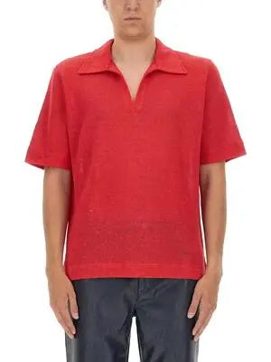Séfr V-neck T-shirt - Red
