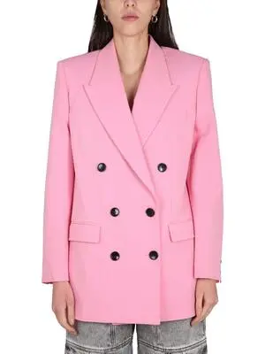Isabel Marant Nevim Double-breasted Jacket - Pink