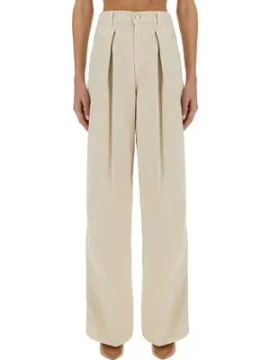 HAIKURE Wide-leg Jeans - Beige