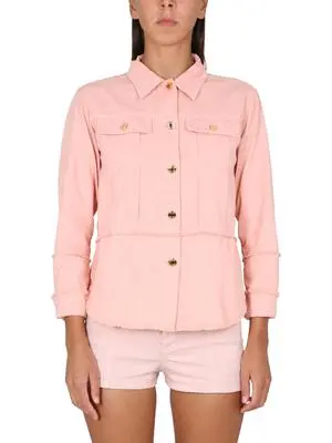 TOM FORD Cotton Denim Shirt - Pink