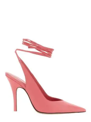 Attico Venus Leather Pumps - Pink