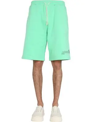 MSGM Bermuda Shorts - Green