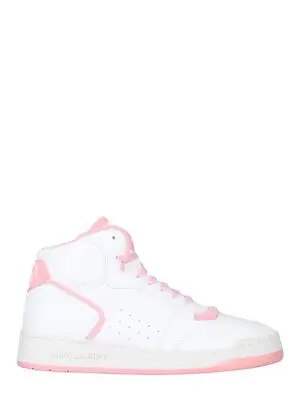 Saint Laurent High-top Sl/80 Sneakers - White