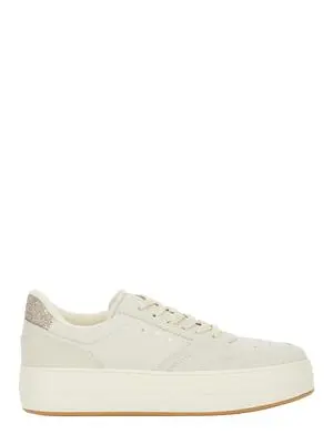 Hogan Leather Low Top Sneaker White
