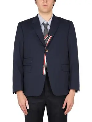 Thom Browne Single-breasted Jacket - Blue
