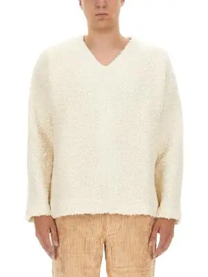 Séfr V-neck Sweater - Ivory