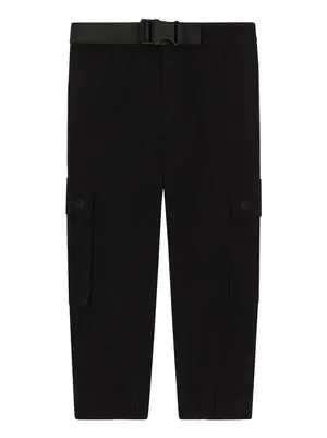 Dolce & Gabbana Cargo Pants With Belt - Black