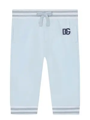 Dolce & Gabbana Jogger With Logo - Baby Blue