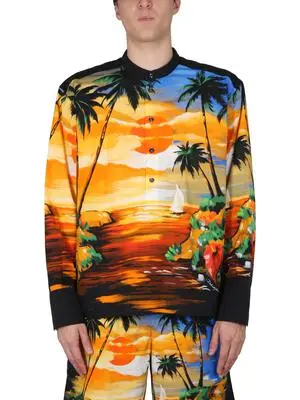 Dolce & Gabbana Hawaii Print Shirt - Multicolour