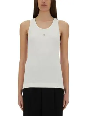 Givenchy Logo Tank Top - White