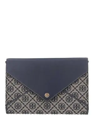 Tory Burch T-monogram Chain Pouch - Blue