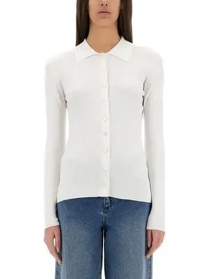 Michael Kors Ribbed Cardigan - White