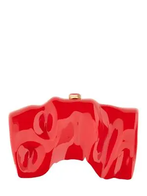 Cult Gaia Scrunch Clutch - Red