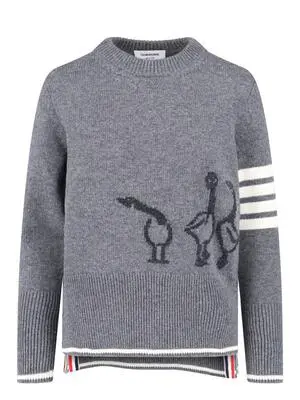 THOM BROWNE Geese 4-Bar Sweater