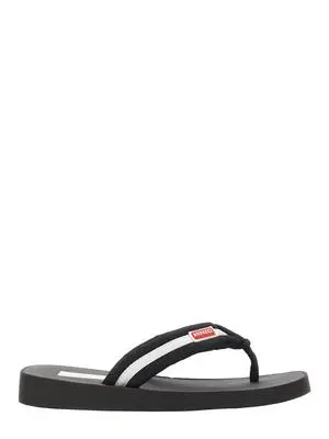 Kenzo Logo Slide Sandal - Black