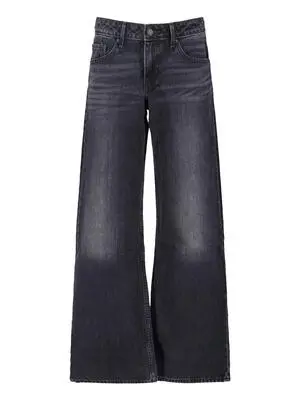 Alaïa Low Waist Denim Jeans Black
