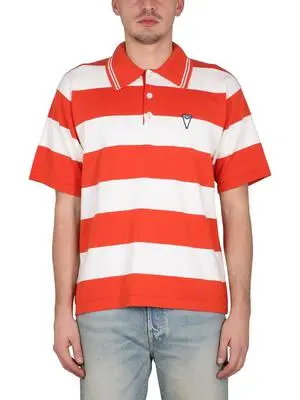 Kenzo Polo Shirt 'nautical Stripes - Red