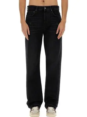 Amiri Straight Leg Jeans - Black