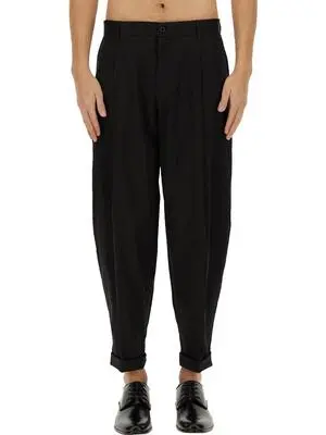 Dolce & Gabbana Double Pence Trousers - Black