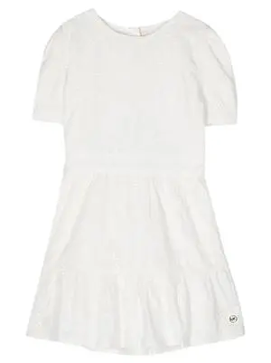 Michael Kors Short Sleeve Dress - White