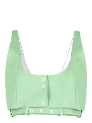 GANNI Cropped Top - Green