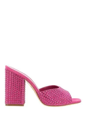 Paris Texas Holly Anja Mules - Fuchsia