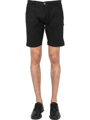 Alpha Industries Bermuda With Logo - Black