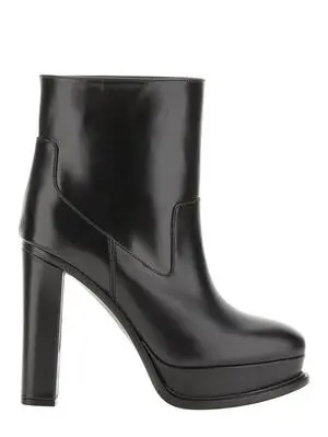 Alexander McQueen Platform Boots - Black