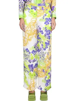 Versace Baroque Printed Trousers - Multicolour