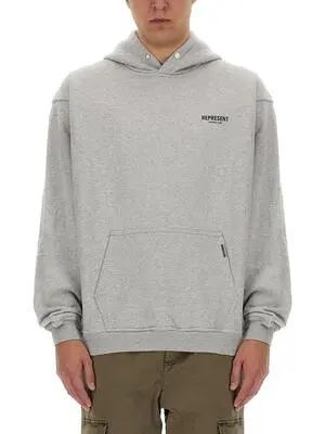 REPRESENT Hooded Sweatshirt - Grey