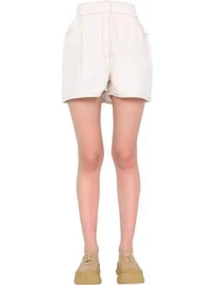 SUNNEI X ELEONORA BONUCCI Nylon Shorts - Beige