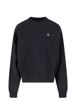 VIVIENNE WESTWOOD Orb Crew Neck Sweatshirt - Black