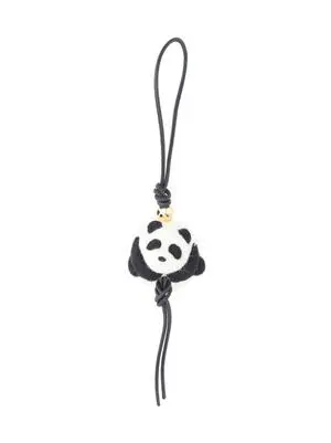 Loewe Panda Pendant Charm - Black