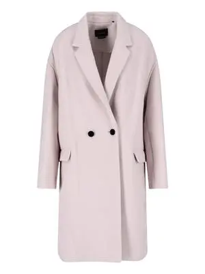 Isabel Marant Wool And Cashmere Blend Coat - Pink