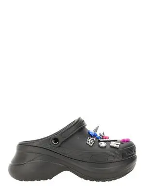 Balenciaga Crocs Jibbitz Sabot - Black
