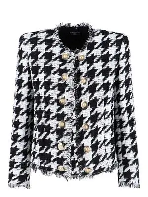 Balmain Spencer Decorative Button Jacket - Black